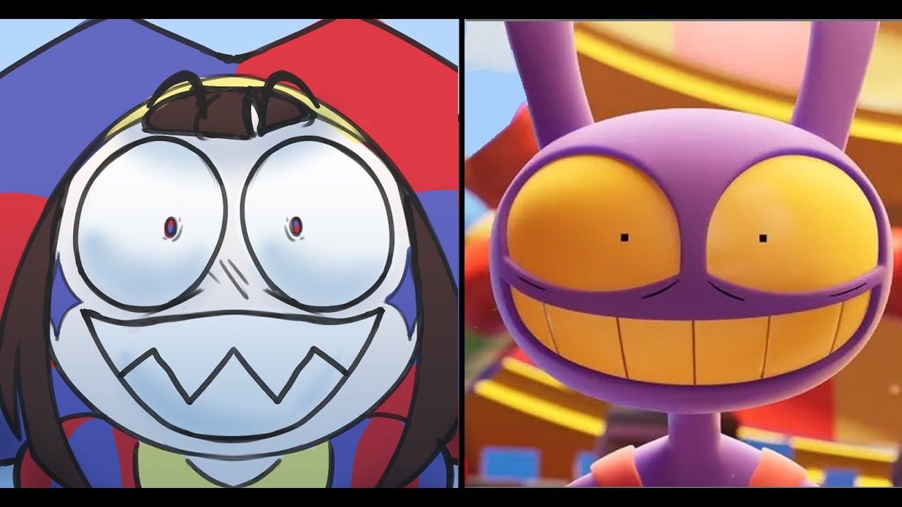 Jax and Pomni's fight but the ROLES are REVERSED [TADC animatic] FANDUB ...