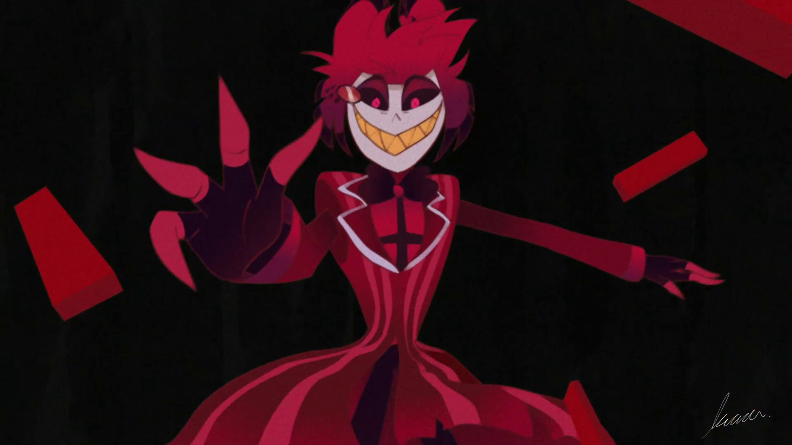 Hazbin Hotel Fan Animated Song Cover | Alastor's Karma | Casting Call Club