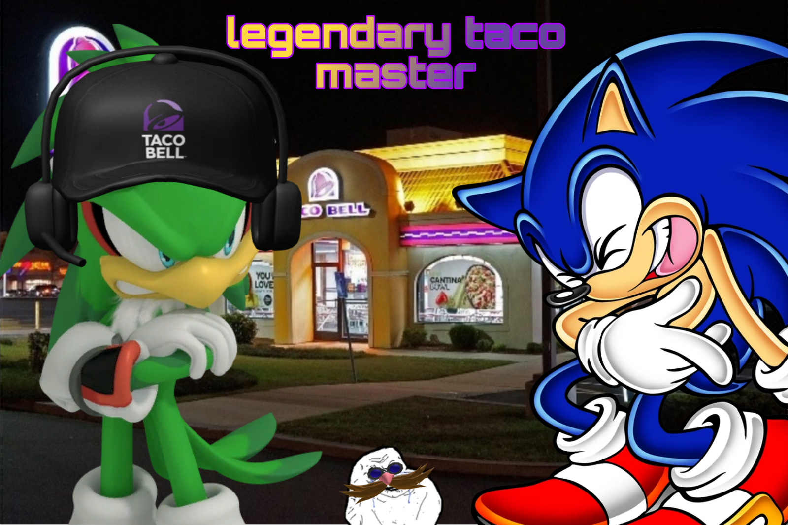 Legendary Taco Master (a Sonic The Hedgehog parody) | Casting Call Club