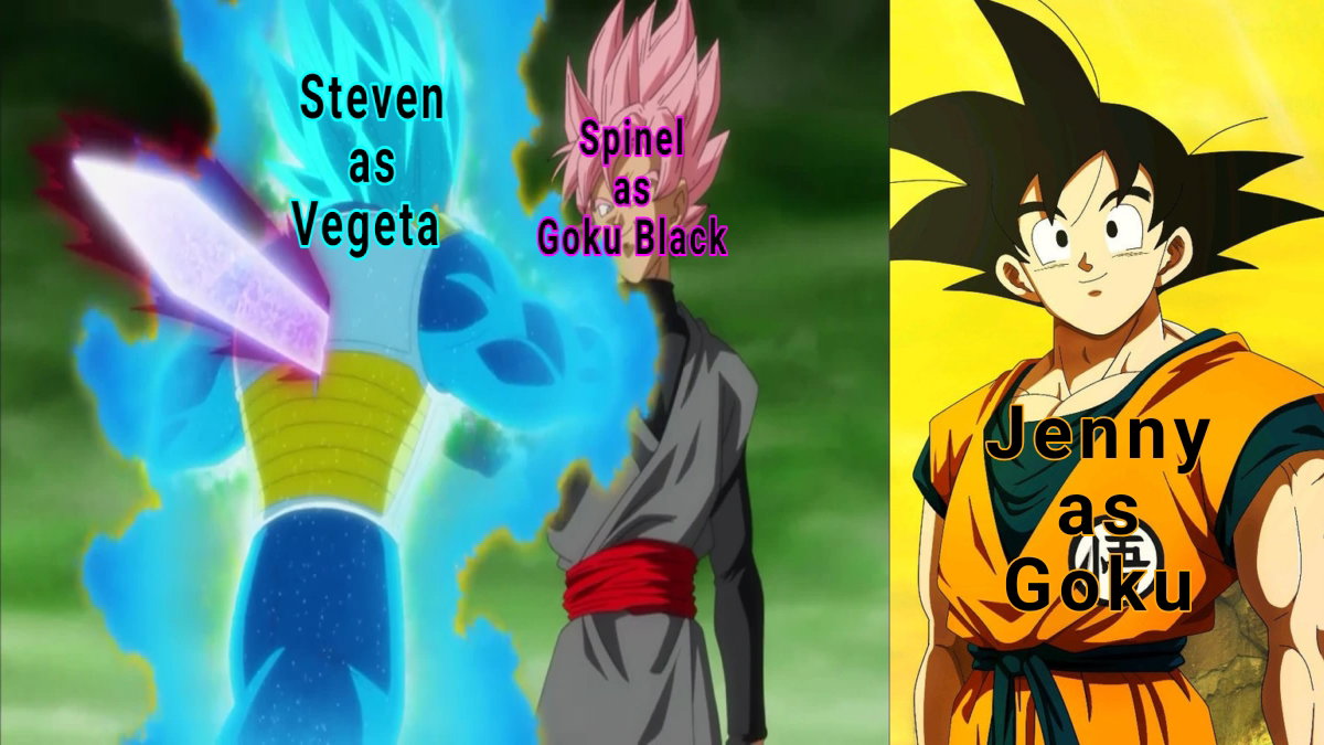 TFS Vegeta meets Rose Goku black (CN + Nick Version) | Casting Call Club